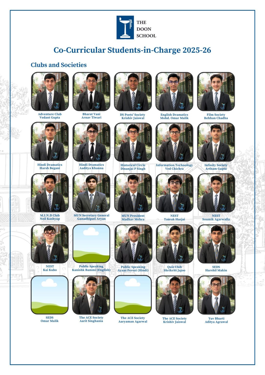 Student Leadership - The Doon School